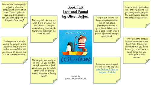 Book Talk - Lost and Found | Teaching Resources