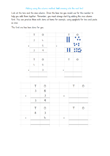 Column Addition and Subtraction | Teaching Resources