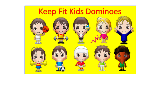 Keep Fit Kids Dominoes | Teaching Resources