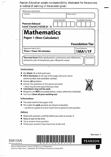 Foundation Exam paper, individual videos | Teaching Resources