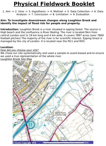 Complete rivers fieldwork booklet- GCSE Geography | Teaching Resources Complete rivers fieldwork booklet- GCSE Geography | Teaching Resources