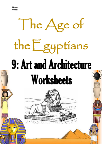 Egyptian Art & Architecture | Distance Learning | Audio & Worksheets ...
