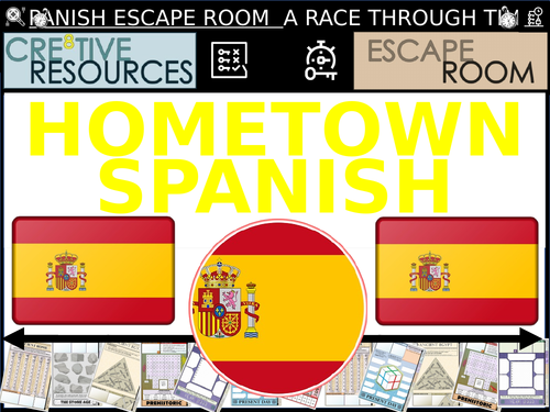 Spanish Escape room - Hometown | Teaching Resources