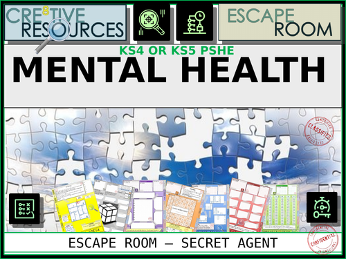 KS4 KS5 Mental Health Escape Room | Teaching Resources