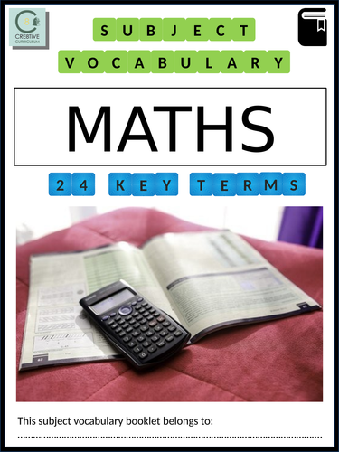 Maths SEN Literacy Booklet | Teaching Resources