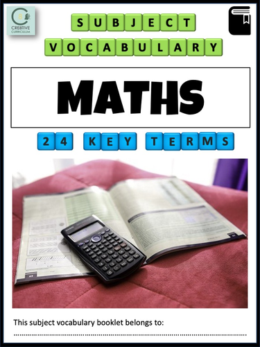 Maths SEN Literacy Booklet | Teaching Resources