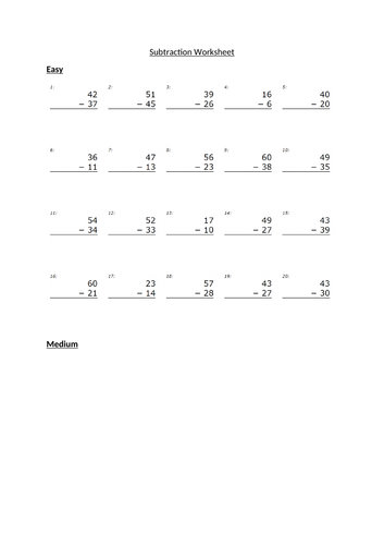 Pack of Maths Worksheets with Answer Sheets | Teaching Resources
