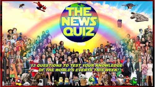 The News Quiz 1st - 8th February 2021 Form Tutor Time Current Affairs ...
