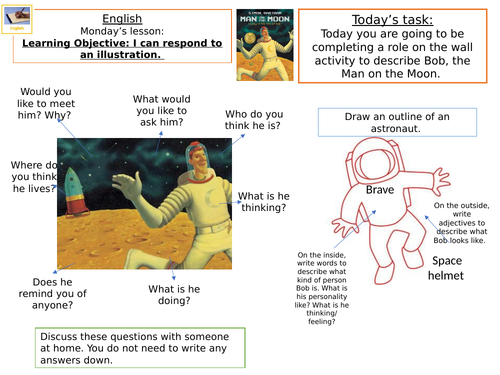 Man on the Moon - 2 weeks home learning | Teaching Resources