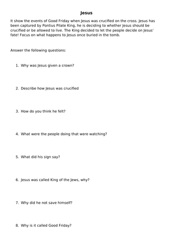 Unit 5: Life of Jesus | Teaching Resources