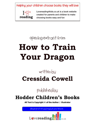 How to Train Your Dragon - Whole Class Reading Session! | Teaching ...