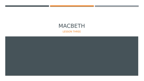 Macbeth | Teaching Resources