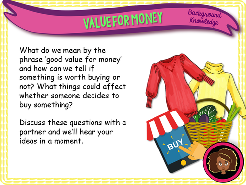 Value for Money | Teaching Resources