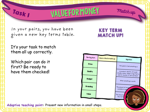 Value for Money | Teaching Resources