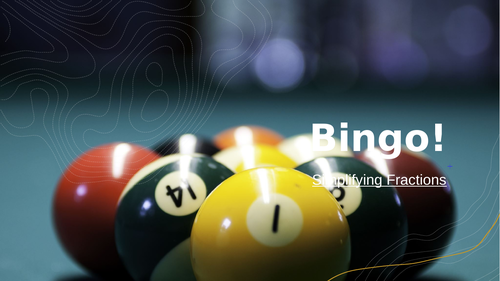 Simplifying Fractions bingo | Teaching Resources