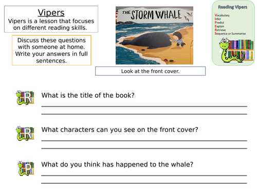 Storm Whale Vipers 2 weeks | Teaching Resources