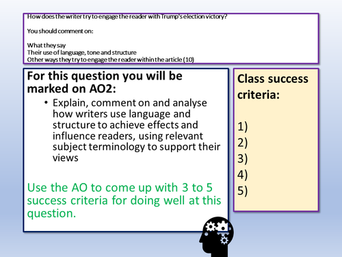 Eduqas English Language Component 2 Q2 | Teaching Resources
