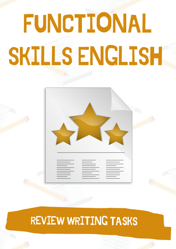 Functional Skills English / GCSE - Review Writing: 3X Practice Review ...