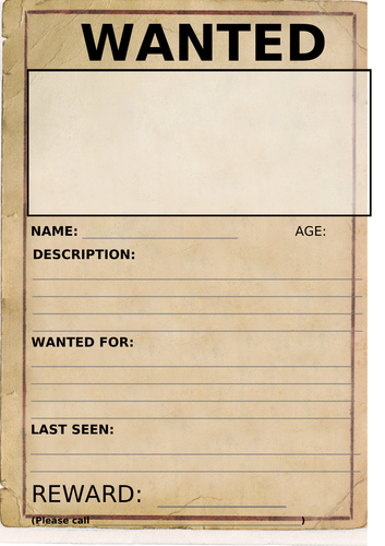 The Twits by Roald Dahl-Writing a: Wanted Poster, Warning Poster ...