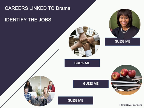 Drama Careers Lesson | Teaching Resources