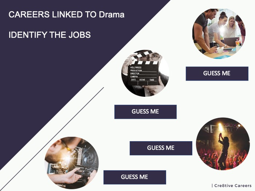 Drama Careers Lesson | Teaching Resources