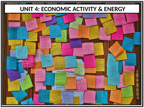 IGCSE Geography Economic Activity & Energy - Distance Learning Edition ...