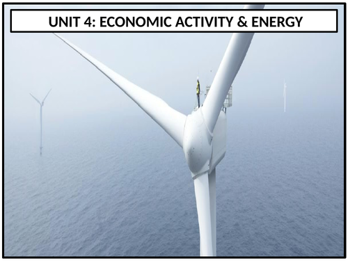 IGCSE Geography Economic Activity & Energy - Distance Learning Edition ...