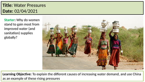Water Cycle and Water Insecurity | Teaching Resources