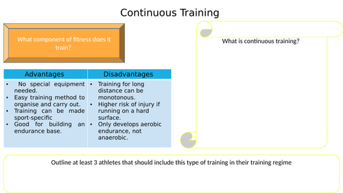 BTEC TECH (Pearson) Methods of Training Cards | Teaching Resources