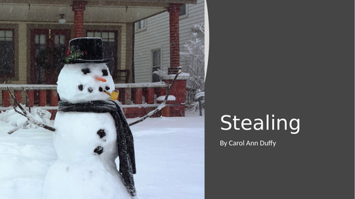 Stealing by Carol Ann Duffy | Teaching Resources