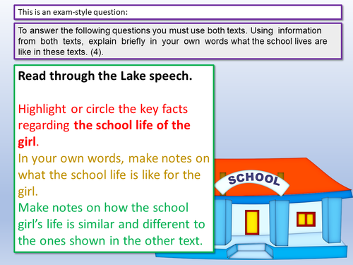 Eduqas English Language Component 2 Q5 | Teaching Resources