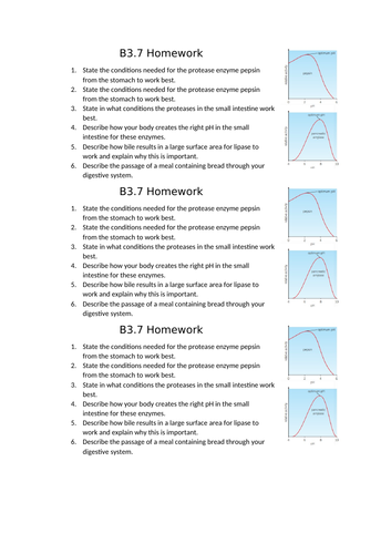 AQA GCSE Biology (9-1) B3.7 Making digestion efficient FULL LESSON ...