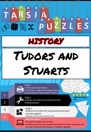 Tudors and Stuarts history Puzzles | Teaching Resources