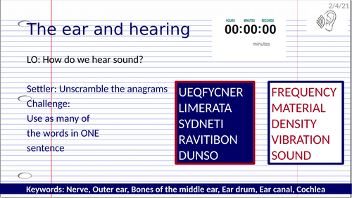 KS3 Sound set of lessons | Teaching Resources