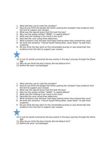 Talk for writing- Stone Age Boy (3 week unit) Week 3 only | Teaching ...