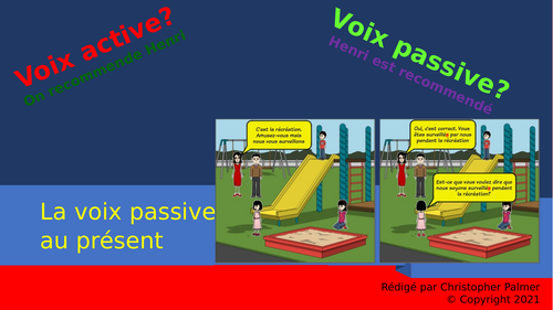 IGCSE French: The passive voice (The present tense) | Teaching Resources