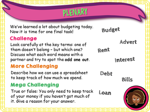 Keeping Track of Money | Teaching Resources