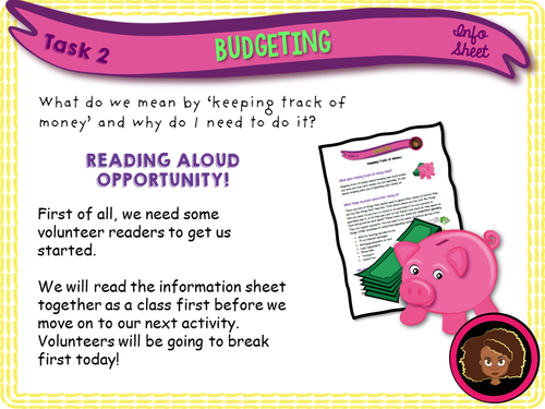 Keeping Track of Money | Teaching Resources