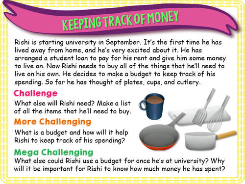 Keeping Track of Money | Teaching Resources