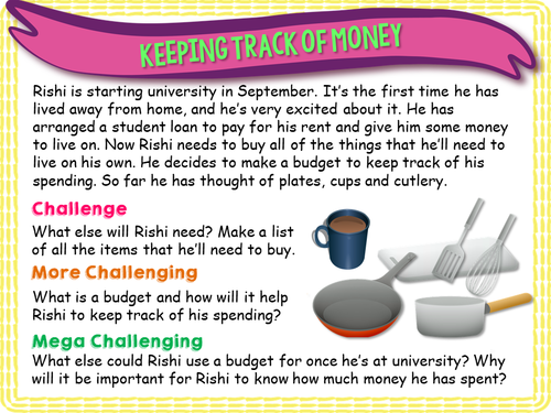Keeping Track of Money | Teaching Resources