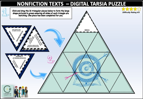 Non-Fiction Texts Digital Puzzles | Teaching Resources