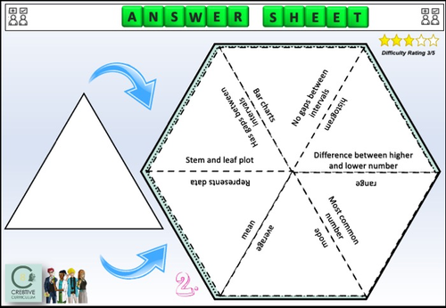 Probability and Statistics Maths Digital Puzzles | Teaching Resources