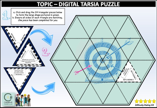 Macbeth English Digital Puzzles | Teaching Resources