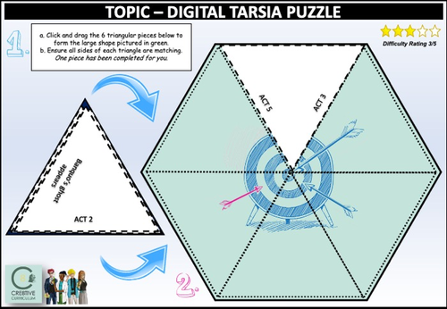 Macbeth English Digital Puzzles | Teaching Resources