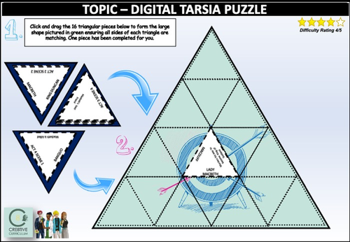 Macbeth English Digital Puzzles | Teaching Resources