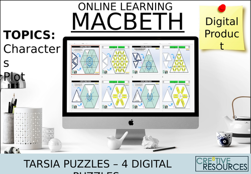 Macbeth English Digital Puzzles | Teaching Resources
