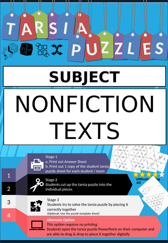 Non-fiction text puzzles | Teaching Resources