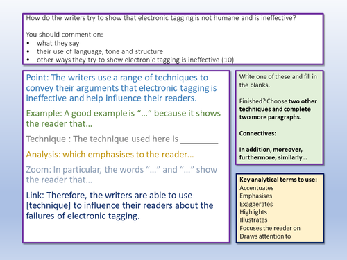 Eduqas English Language Component 2 Q2 | Teaching Resources