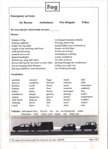 U.K. Extreme Winter Weather | Teaching Resources