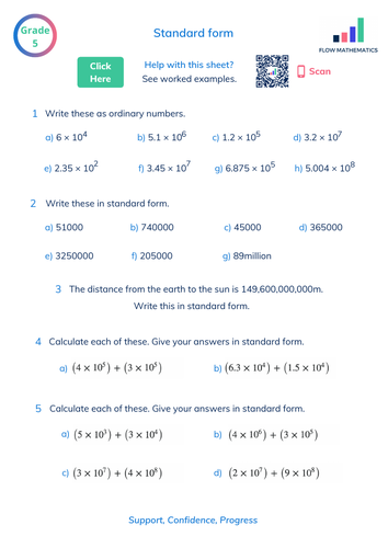 Standard form | Teaching Resources